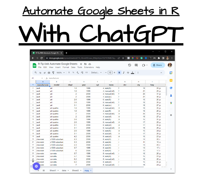 ChatGPT How To Automate Google Sheets In Under 2 Minutes with R 