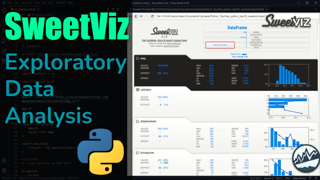 SweetViz Automated Exploratory Data Analysis EDA In Python Python bloggers